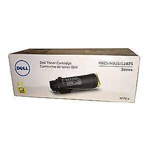 DELL 3P7C4 High Yield Yellow Toner Cartridge for H625, H825, S2825 Printers, 1 Size
