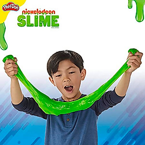 Play-Doh Nickelodeon Slime Brand Compound Stretchy Green Tub, 30 Ounces of Bulk Slime for Kids, Sensory Toys for Girls & Boys 3 Years & Up, Kids Gifts