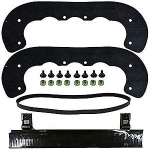 MDAIRC for Toro 99-9313 KIT Power Clear 21" Replacement Paddles (2 pcs) 99-9313, Scraper Bar (1 pcs) 133-5585 and Belt (1 Set) 108-4921 for CCR2000 CCR2450 CCR3000 CCR3650