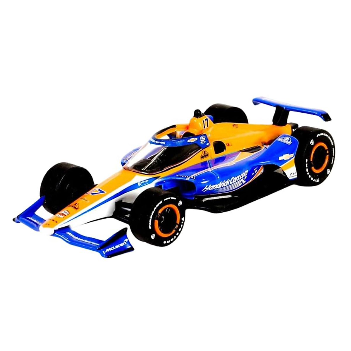 Greenlight 11576 2024 NTT IndyCar Series #17 Kyle Larson HendrickCars.com Arrow HendrickCars 1:64 Scale