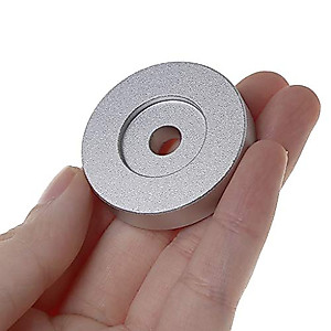 ANG-puneng Record Turntable Adapter 45 RPM Aluminum Silver for 7 Vinyl Technics SL1200 Series