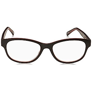 Foster Grant Women's Zera Multifocus Cat-Eye Reading Glasses, Black/Transparent, 53 mm + 1.5