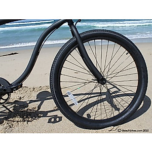 Firmstrong Bruiser Man 3-Speed Beach Cruiser Bicycle, 26-Inch, Matte Black,15154