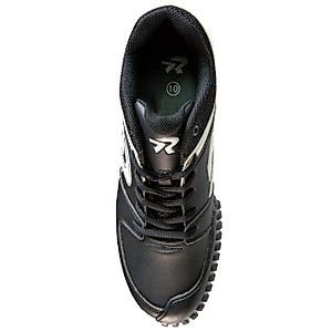 Ringor - Women's Flite Molded Pitching Softball Cleats (7.5 - White/Silver)