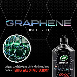 Turtle Wax 53479 Hybrid Solutions Pro to The Max Wax, Graphene Liquid Wax, 14 oz.