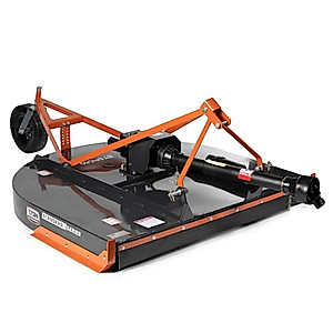 Titan Attachments 5 FT Standard Series Compact Rotary Brush Cutter, Slip Clutch PTO Shaft