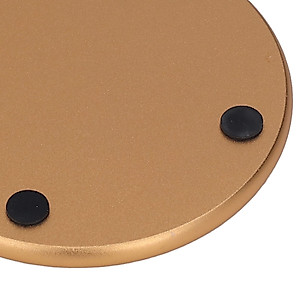 5V 2A USB Candle Warmer, 4.1in Coffee Mug Warmer Cup Warmer Smart Power Off Function 55°C Constant Temperature for Home for Office(Gold)