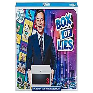 Hasbro Gaming The Tonight Show Starring Jimmy Fallon Box of Lies Party Game for Teens and Adults