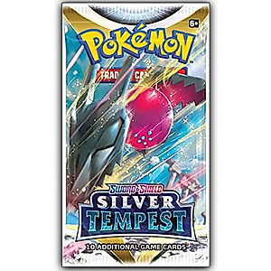 8 Packs Pokemon TCG: Sword & Shield Silver Tempest Booster Pack - 10 Cards