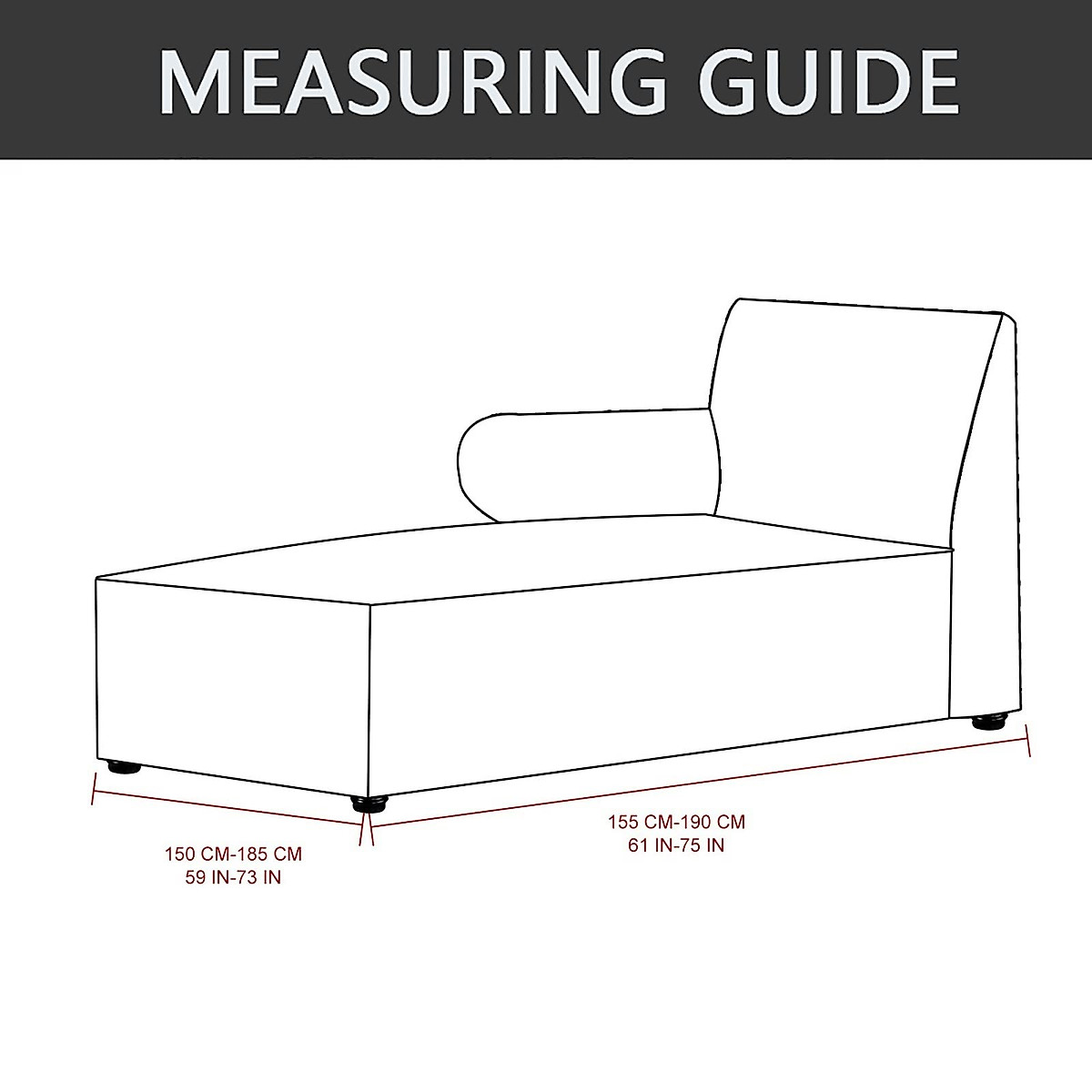 ZSDCGC Left/Right Thick L Shaped Couch Cover, Velvet Sectional Sofa Slipcover Chaise Lounge Cover for Loveseat Sectional Sofa Machine Washable (Color : Gray 1, Size : Right)