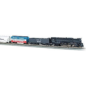 Bachmann Trains - Empire Builder Ready To Run 68 Piece Electric Train Set - N Scale