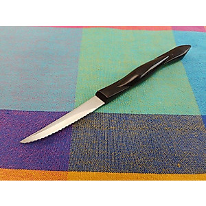 CUTCO Model 1798 Mini Trimmer Knife .............High Carbon Stainless 3.5" Double-D serrated edge blade with 5" Classic Dark Brown handle (often called "Black")........in factory-sealed plastic bag.