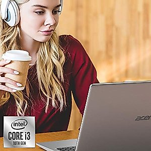 Acer Aspire 5 A515-55-378V, 15.6" Full HD Display, 10th Gen Intel Core i3-1005G1 Processor (Up to 3.4GHz), 4GB DDR4, 128GB NVMe SSD, WiFi 6, HD Webcam, Backlit Keyboard, Windows 10 in S Mode