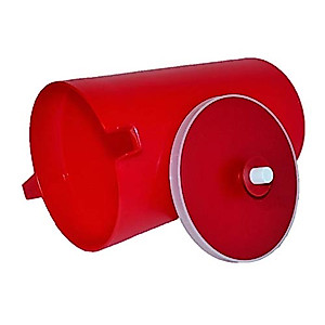 Tupperware Pitcher Classic Push-Button Style 1 Gallon Red