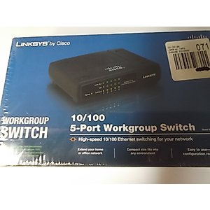 Cisco-Linksys EZXS55W EtherFast 10/100 5-Port Workgroup Switch