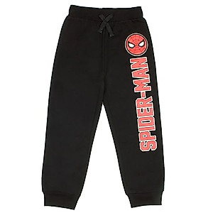 Marvel Spider-Man Graphic 2-Piece Set - Boys Fleece Pullover Hoodie & Jogger Pants 2-Pack Bundle Set for Kids and Toddlers (Size 10/12, Red)