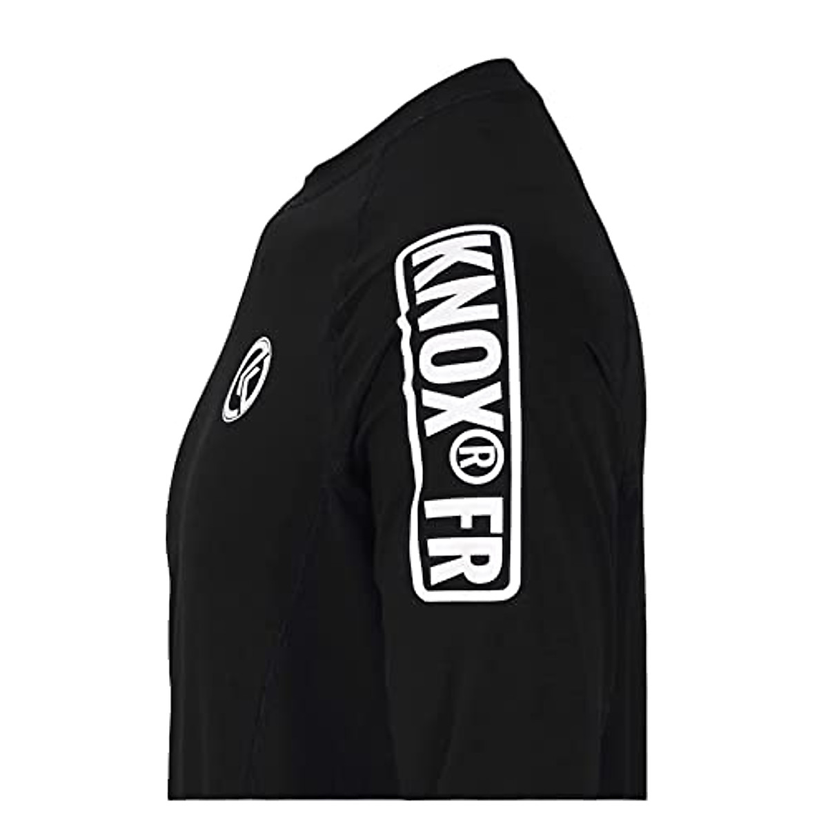 Knox FR Shirts for Men | Double Stitched Long Sleeve Crew Flame Resistant Shirt | NFPA2112 Light Weight Fire Retardant Welding Shirt (Black- Large)