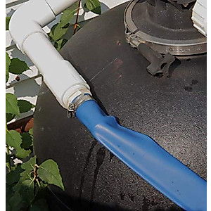 Aqua Select 1½" 200 Ft Vinyl Flexible | Swimming Pool | Backwash Hose for Swimming Pools | Includes Hose Clamp | Heavy Duty and High Strength | UV Protected | Easy Storage