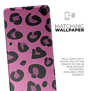 DesignSkinz Pink Vector Cheetah Print Protective Vinyl Decal Wrap Skin Cover Compatible with The Samsung Galaxy S20 (Screen Trim & Back Glass Skin)