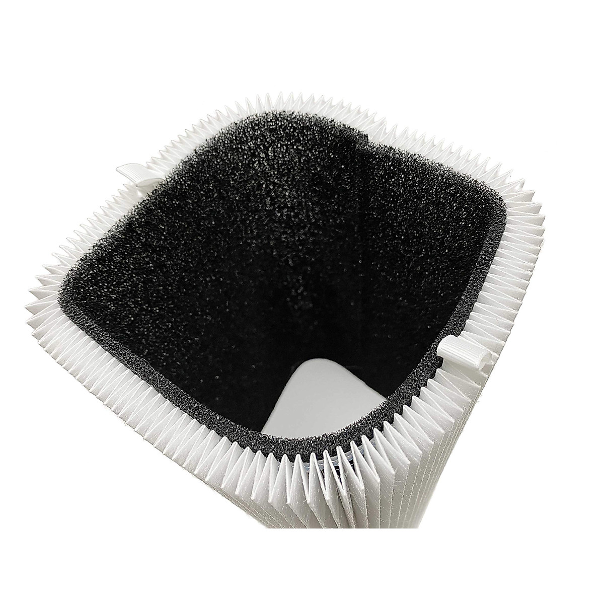 Nispira Premium Foldable HEPA Particle and Activated Carbon Filter Replacement Compatible with Blueair Blue Pure 411, 411+ & MINI Air Purifiers. Compared to Part F411PACF102174. 3 Filters