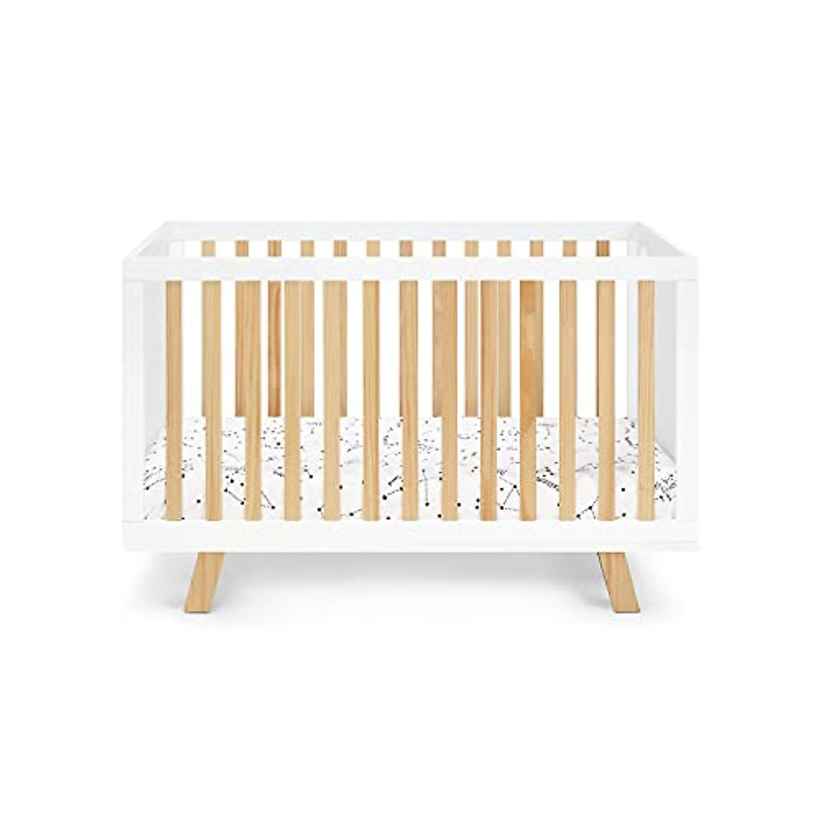 Suite Bebe Livia Convertible Crib in White & Natural