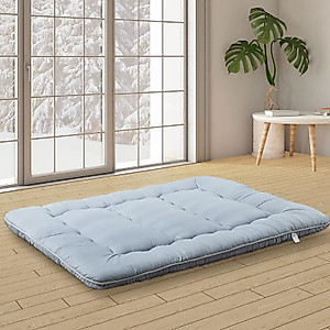 KIAYACI Japanese Floor Mattress Floor Mats Twin Mattress Futon Mattress Guest Beds and Folding Beds Foldable Camping Pad for Adult and Kids Twin Size