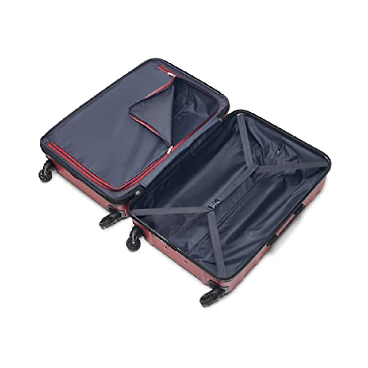 Tommy Hilfiger Lexington Upight Hard Suitcase, Red, 25"