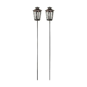 Elk Lighting 951626/S2 Garden Steak, Clear, French Antique Copper