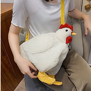 AWXZOM Cute Chicken purse hen bag, chicken bag, chicken Handbag, cute tote bag Cartoon bag For Women