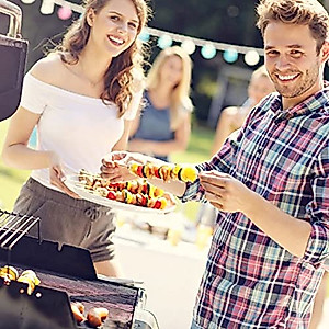 Hongso #304 Curved Stainless Steel Burner Replacement for Dyna-Glo DGP350NP, Master Forge MFA350BNP MFA350CNP, Pipe Burner Tube Left and Right 1 Pair Curved Pipes SBT351