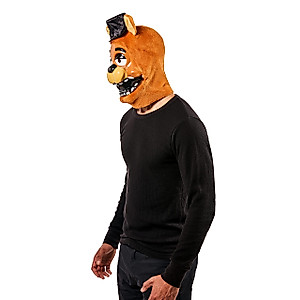 Rubie's Adult Five Nights at Freddy's Plush Freddy Costume Mask, As Shown, One Size