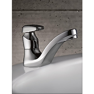 Moen Commercial Chrome M-Press Single-Mount Metering One-Handle Bathroom Sink Faucet, 1/2 GPM, 8884