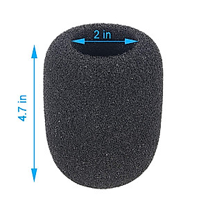 YOUSHARES NT1-A Microphone Pop Filter - Mic Foam Windscreen Cover for Rode NT1-A, NT2-A, NTK, NT1000, NT2000, K2 and Rode Podcaster Microphones
