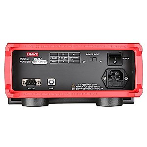 UNI-T UT804 Benchtop True RMS Digital Multimeter Bandwidth 100kHz AC/DC Voltage AC/DC Current Resistance Frequency Capacitance Temperature Diode 39999-count ±(0.025%+5) USB Software, Power: AC 220V