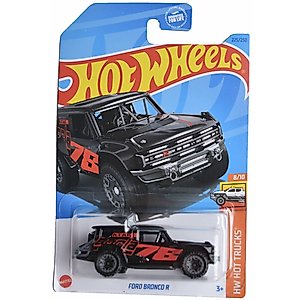 Hot Wheels Ford Bronco R, HW Hot Trucks 8/10 [Black] 225/250