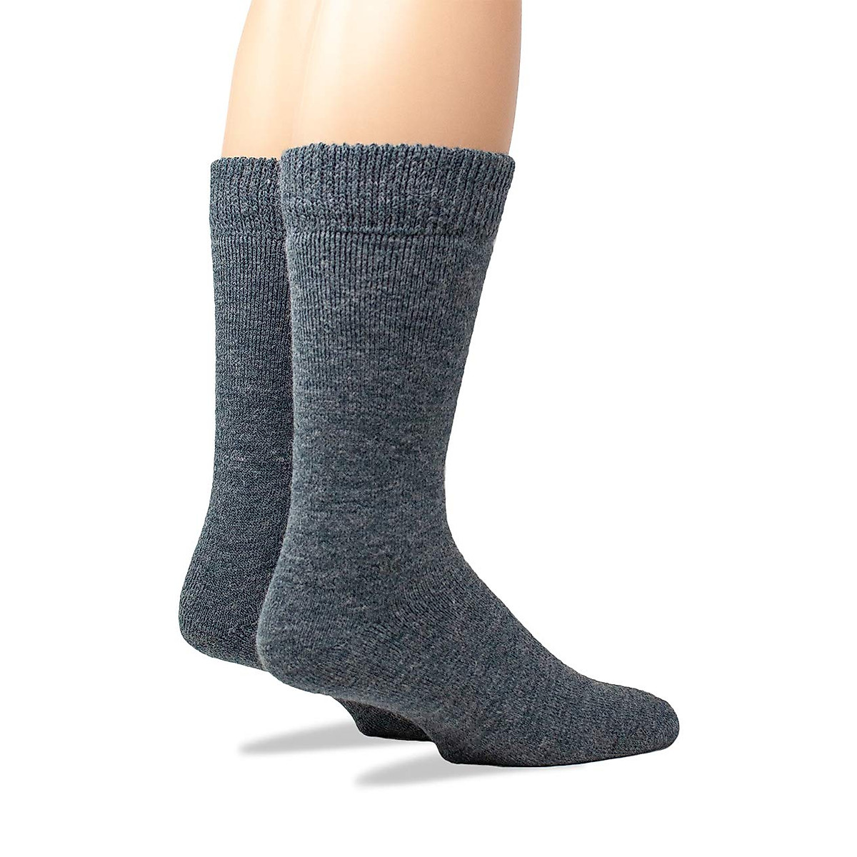 WARRIOR ALPACA SOCKS - Outdoor Alpaca Wool Socks, Terry Lined with Comfort Band Opening For Men And Women(Medium, Denim)