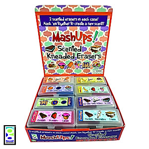 Raymond Geddes 69836 Mash Ups Scented Erasers For Kids (Pack of 24)