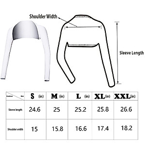 Hairwilly Advanced Cooling Shawl Arm Sleeve Sun Protection Comfortable & Breathable for Women Men