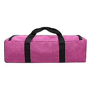 LLYWCM Lightweight Carrying Bag Compatible with Cricut Explore Air Cricut Maker Cricut Explore Air 2, Foldable Travel Tote Case for Die-Cut Machines Accessories and Supplies (Pink)
