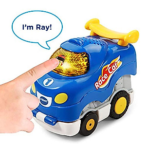 VTech Go! Go! Smart Wheels Press and Race Race Car , Blue