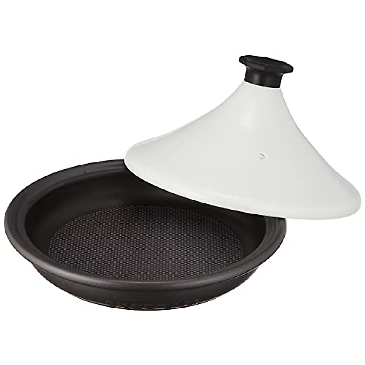 Arita Ware Tagine Pot, Earthenware Pot, Approx. 8.3 inches (21 cm), Microwave Safe, Direct Fire, Mt. Fuji White, Made in Japan