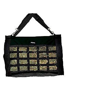 Weaver Leather Slow Feed Hay Bag, Black, 25" L x 11-1/2" W x 18-1/2" H