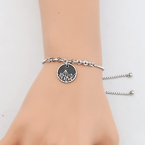 SEIRAA The Night Court Jewelry Court of Thorns and Roses Bracelet To the Stars Night Court Bookish Gifts (Night Court bracelet)