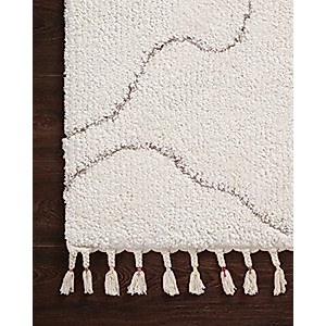 Justina Blakeney x Loloi Ronnie Collection RON-04 Ivory/Natural, Contemporary 2'-2" x 3'-9" Accent Rug