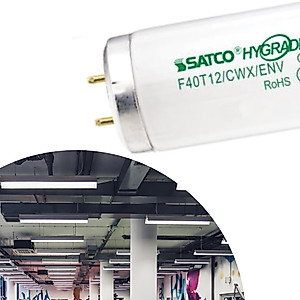 Satco S6638 F40T12/DX/HYGRADE; 40 Watt; T12; Fluorescent; 6500K Day Light; 90 CRI; Medium Bi Pin Base (30 Pack)