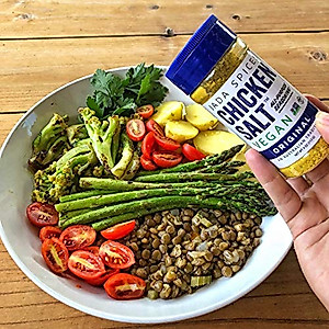 JADA Spices Chicken Salt Spice and Seasoning - Original Flavor - Vegan, Keto & Paleo Friendly - Perfect for Cooking, BBQ, Grilling, Rubs, Popcorn and more - Preservative & Additive Free