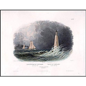 Cleveland Lighthouse on Lake Erie