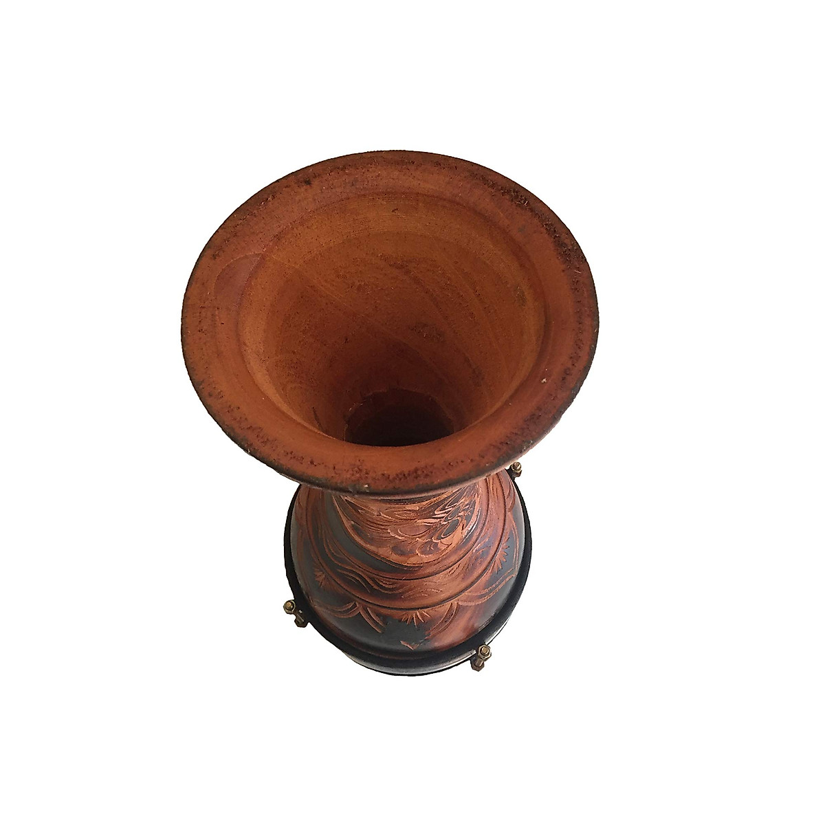 JIVE Djembe Drum Doumbek Darbuka Drum With Fiberskin Synthetic Head Bongo Congo African Solid Wood Drum Professional Quality/Sound 16" High - Includes Drum Bag