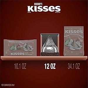 HERSHEY'S KISSES Milk Chocolate Gift Box, Candy Gift Box, 12 oz