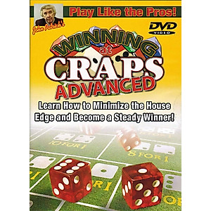 Cyber-Deals Play Like A Pro Craps Pack - Includes 2-Sided Craps & Poker Layout, Authentic Nevada Casino Table-Played Dice, Advanced Instructional Tutorial DVD